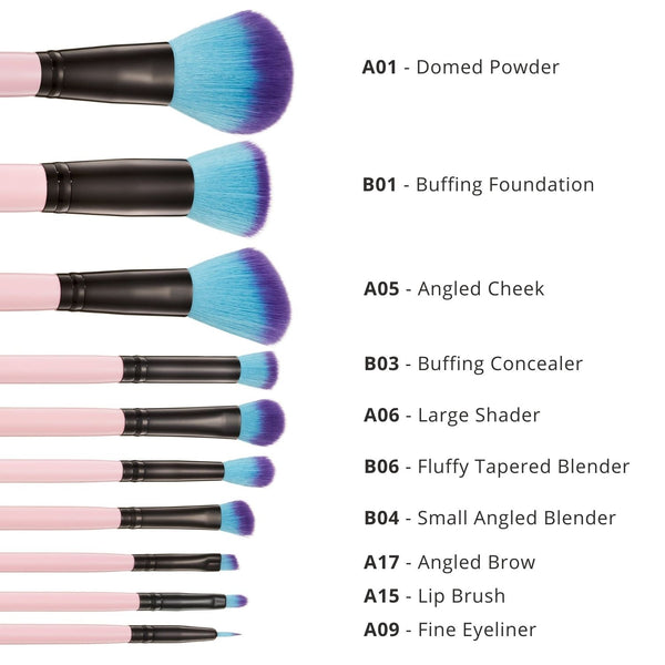 10 Piece Essential Brush Set | Spectrum Collections