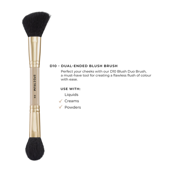 The Blush & Blend Dual-Ended Makeup Brush – Spectrum Collections